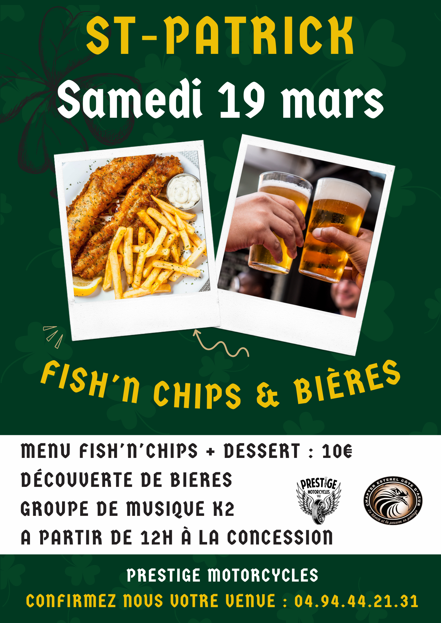 St-PATRICK - Harley-Davidson concession Prestige MotorCycles Var
